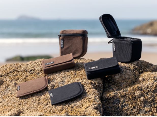 Backing the Hide Collection of cases and a filter pouch - Ian Hardacre