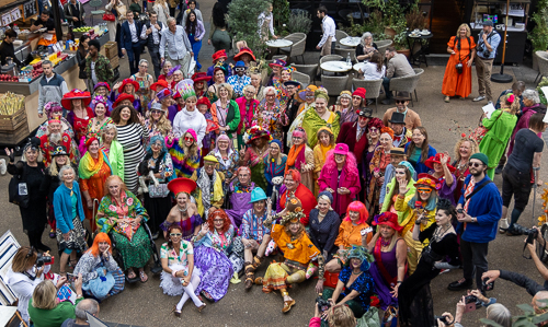 The Colour Walk at Old Spitalfields Market in September 2023 - Ian Hardacre