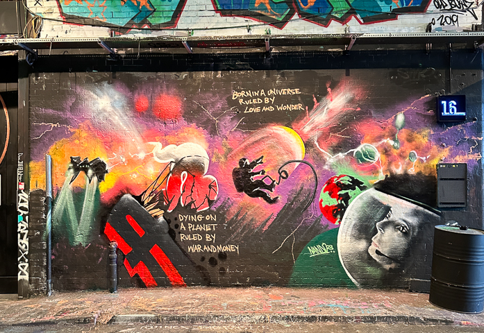 Street Art in the Leake Street tunnel February 2023 - Ian Hardacre