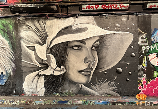 Street Art in the Leake Street Tunnel: January 12th 2024 - Ian Hardacre