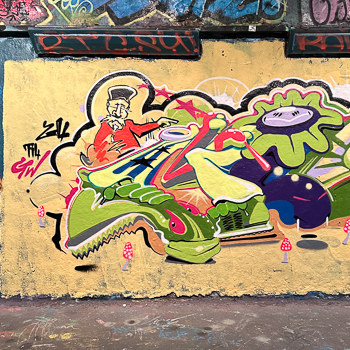 Street Art in the Leake Street Tunnel: 29th March 2024 - Ian Hardacre