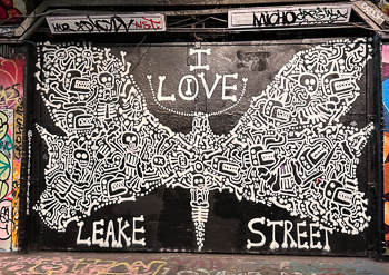 12th July 2024: Leake Street tunnel and street art - Ian Hardacre