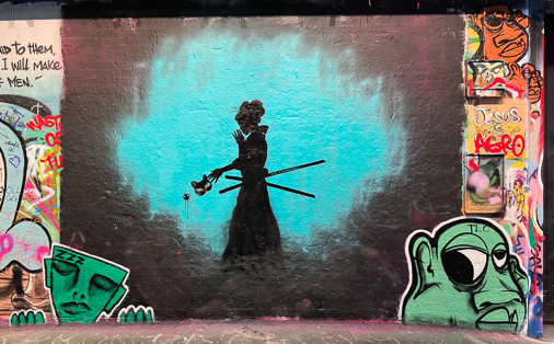 16th April 2024: Street art in the Leake Street tunnel - Ian Hardacre